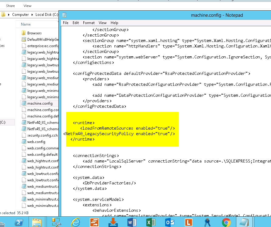 Workflow Script Action Error Net Framework Does Not Enable Cas Policy By Default Laserfiche 
