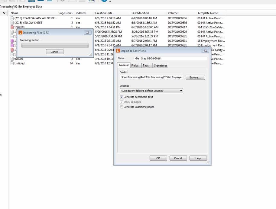 User Is Getting An Error When Trying To Drag And Drop Pdf Into Folder Laserfiche Answers