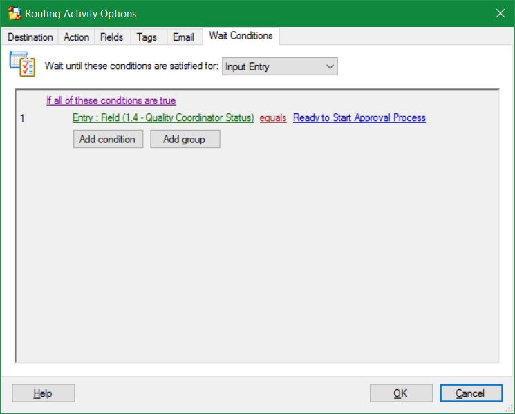Workflow Conditions Laserfiche Answers