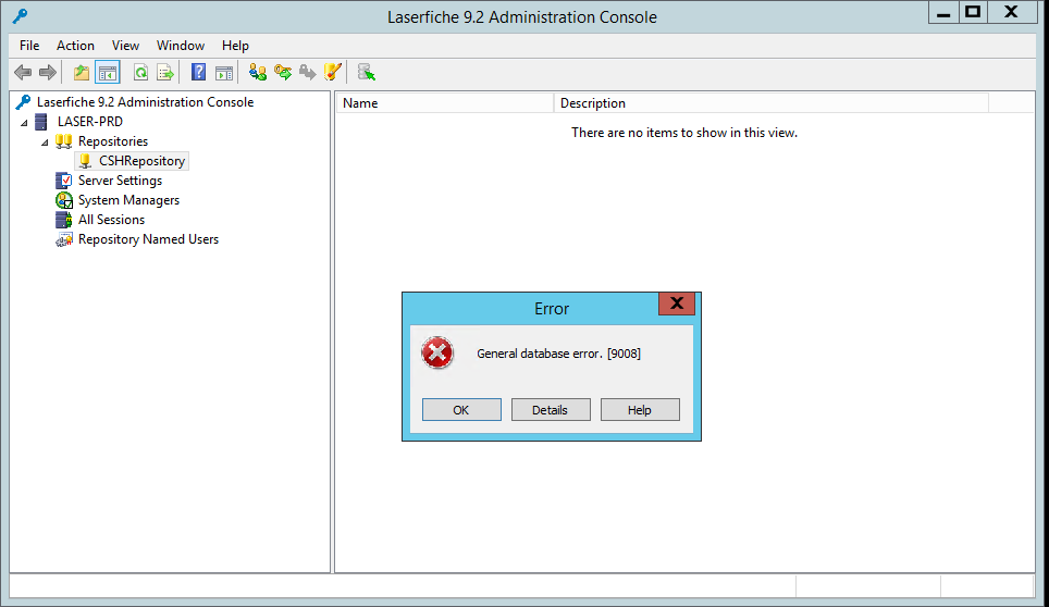 Found an error message Found an error message