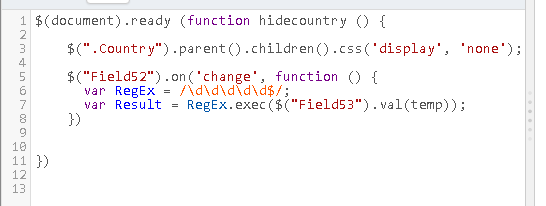 Use Javascript To Take Last 5 Digits From 15 Digit Field To Enter Into Hidden Field
