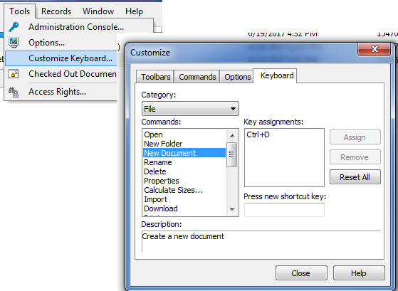 Ctrl D Does Not Open New Document Dialog Box To Split Documents
