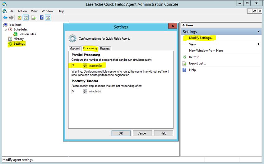 How Can To Create 23 Quick Fields Sessions Even Though Only 4 Sessions Will Run In Parallel In