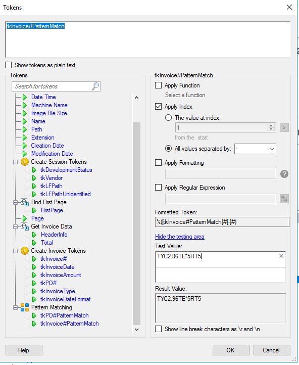 Need To Use Either Regex Or Patter Matching To Add Hyphens In Token Value Laserfiche Answers