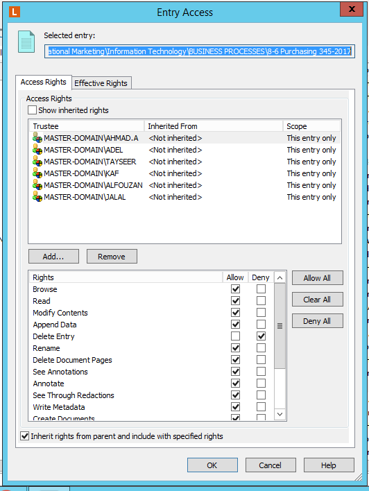 User Security Between Repository Laserfiche Answers