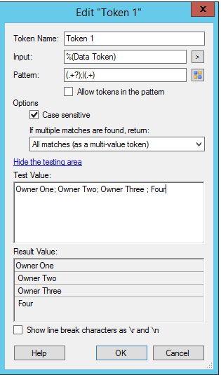 Multi Valued Token Pattern Matching Help Laserfiche Answers