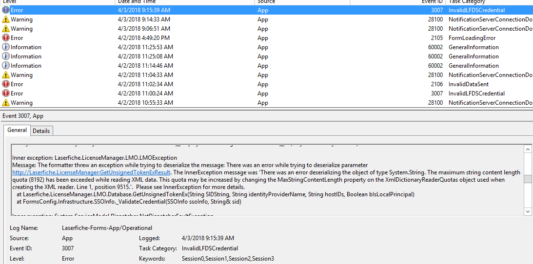 Getting Error When Trying To Add Groups In Formsconfig Laserfiche Answers