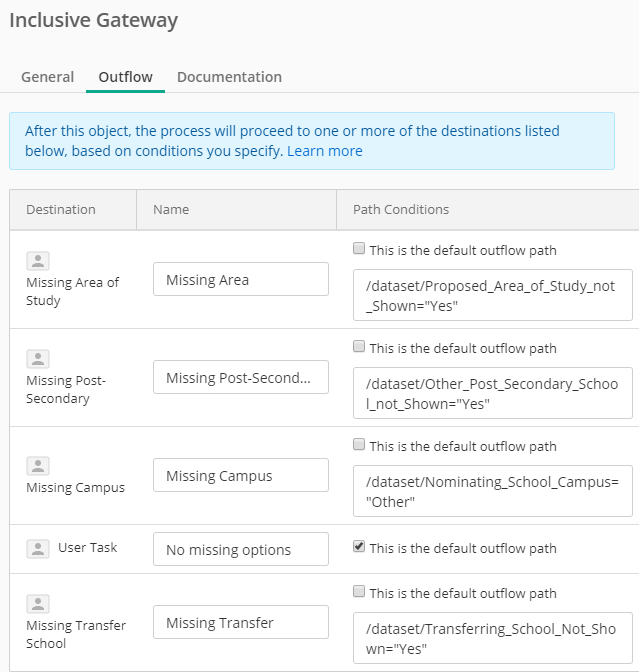 Lf Forms Unexpected Error Inclusive Gateway Fails Unless Activity Attached Laserfiche Answers