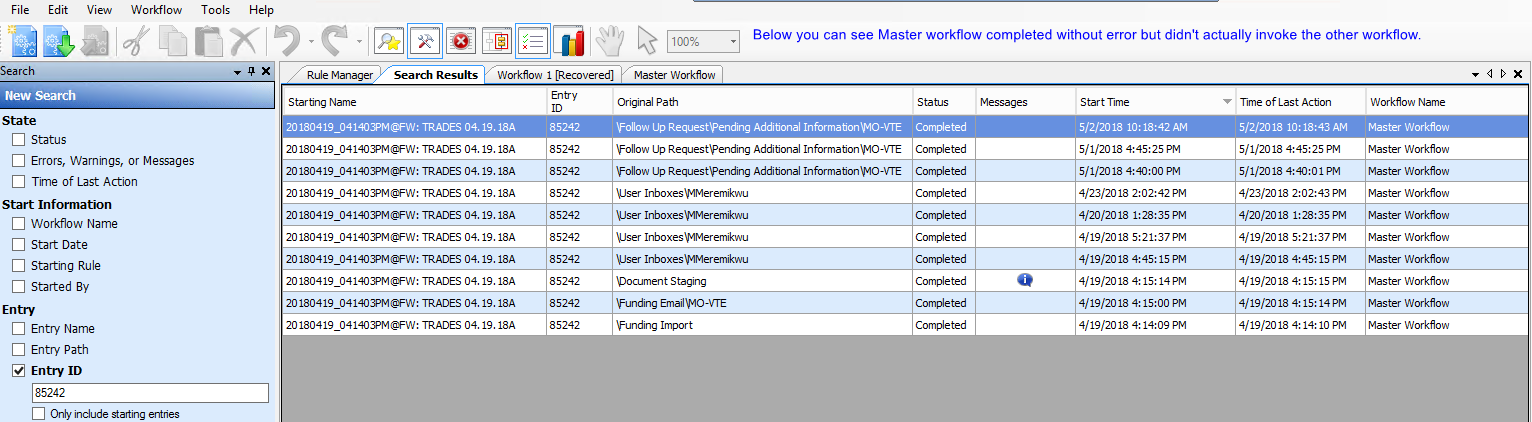 Invoke Workflow Task Runs But Doesnt Actually Invoke The Workflow Laserfiche Answers 