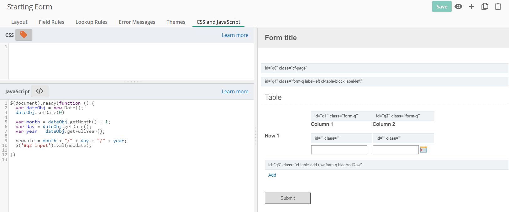 Last Day Of Previous Month Javascript Laserfiche Answers