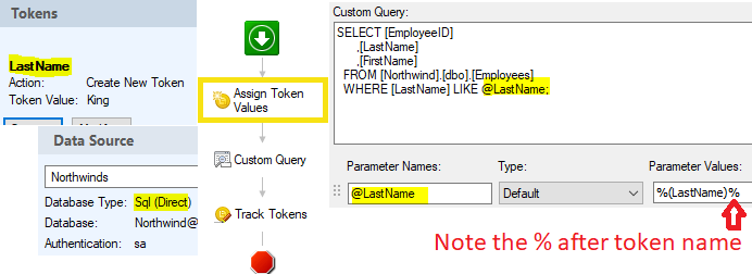 Workflow Custom Query Syntax For Using Like With Parameters Laserfiche Answers