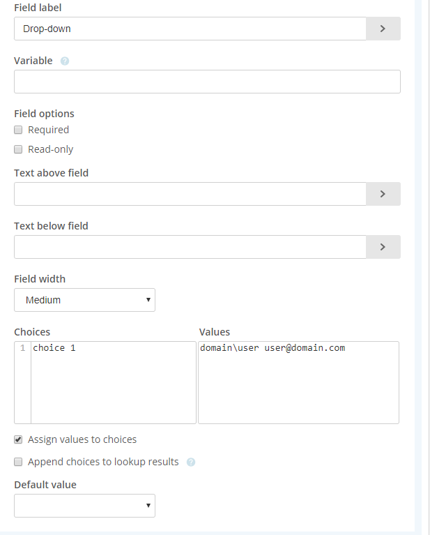 assign multiple users with a drop down - Laserfiche Answers assign multiple users with a drop down - Laserfiche Answers