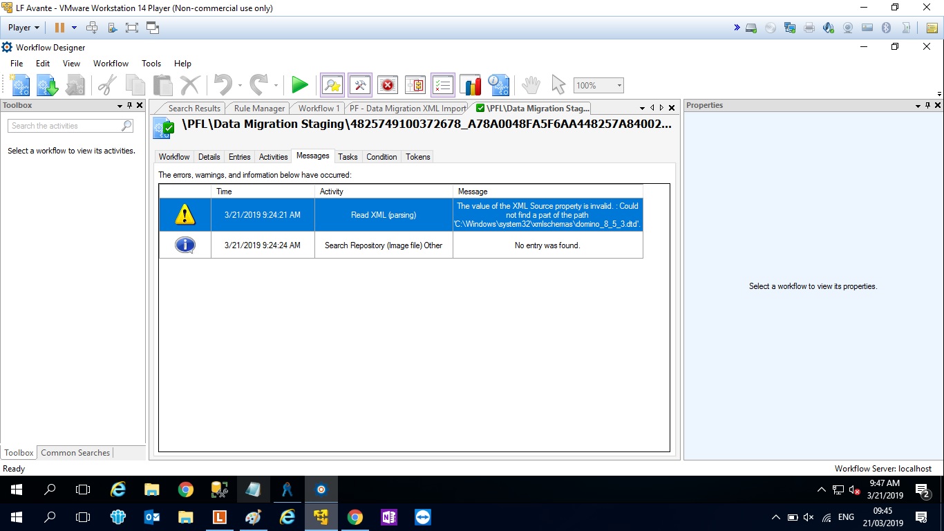 Read Xml Get Error The Value Of Xml Source Property Is Invalid Could Not Find A Part Of The 2761
