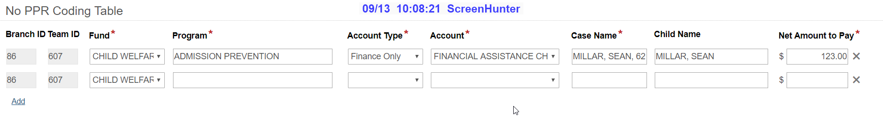 How To Populate Additional Table Line From The Previous Line Data Also Using Lookup