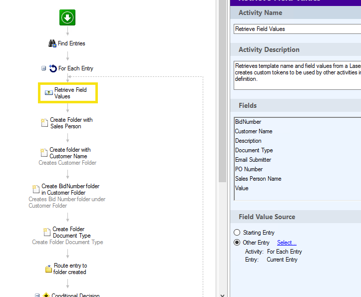 Workflow Wont Retrieve Fields From Xml File Laserfiche Answers