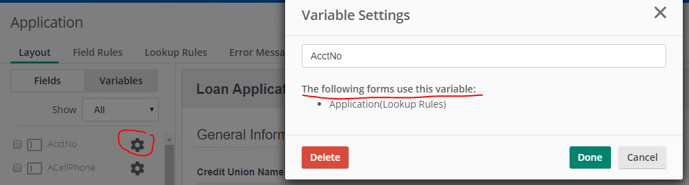 Forms Unused Variables Not Accurate Possible Bug Laserfiche Answers