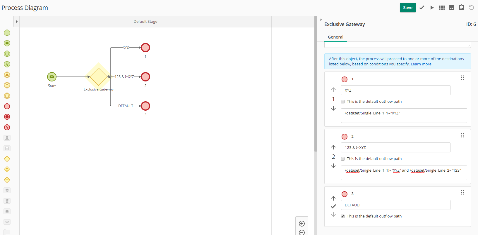 Exclusive Gateway Ignoring Variable Set By Workflow Laserfiche Answers