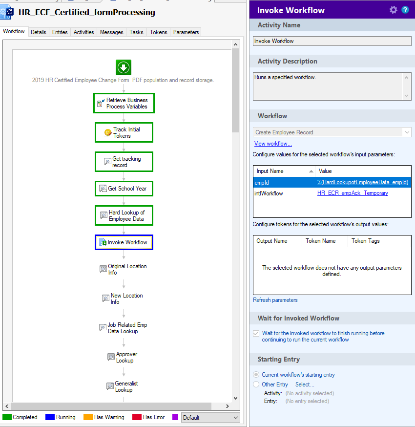 Waiting On A Invoke Workflow Task Laserfiche Answers