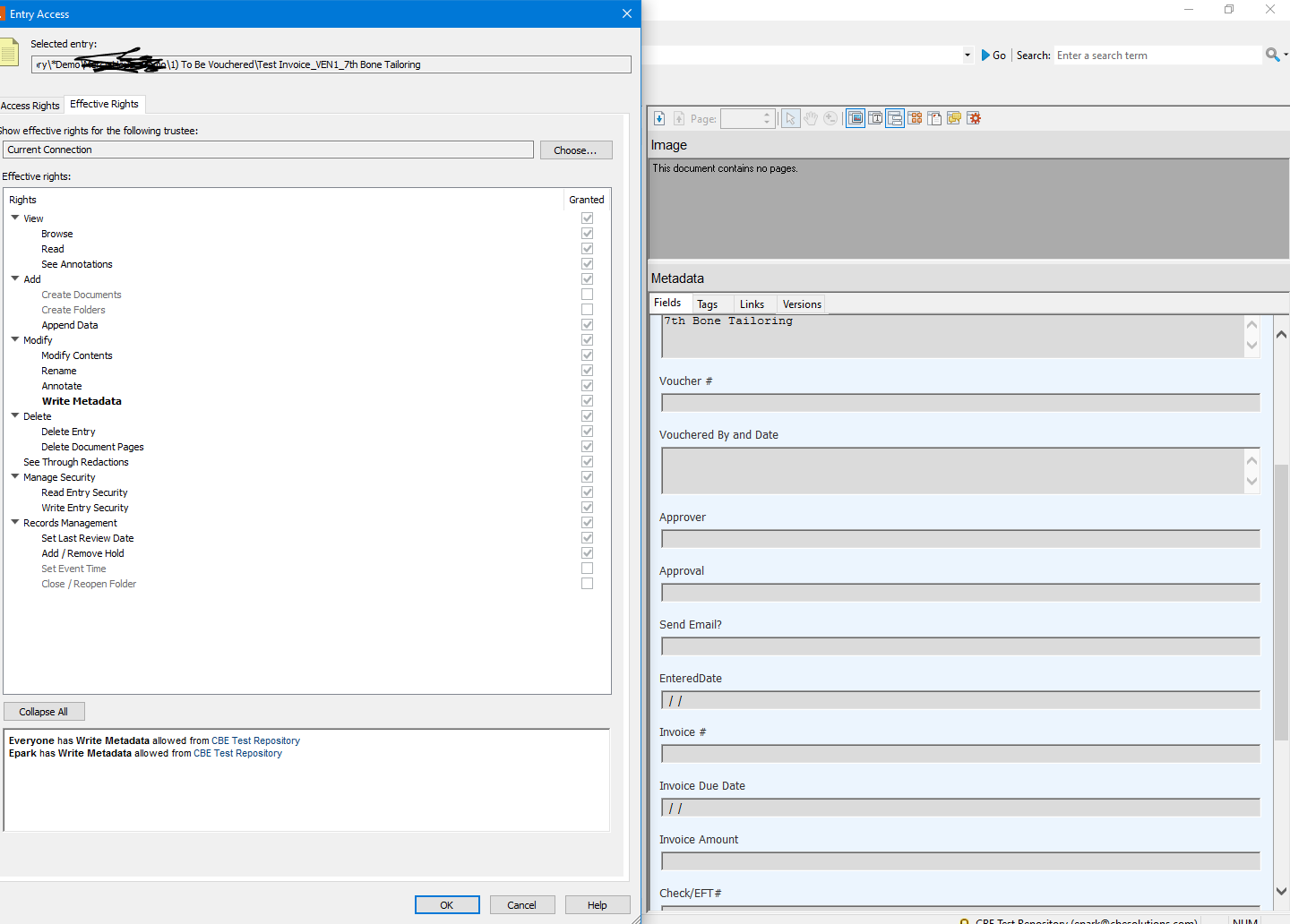Laserfiche Cloud Access Using Laserfiche Client 104 Metadata Panel Not Editable How To Fix