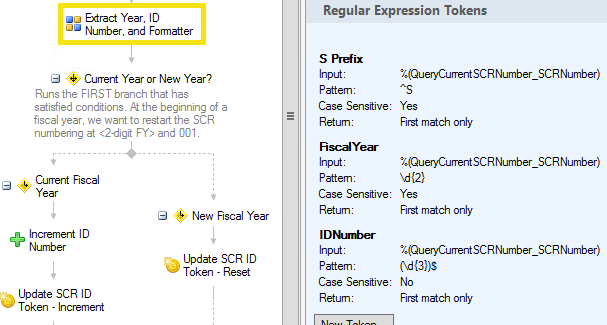 Pattern Matching Activity Is Not Getting Last 3 Digits Using D 3 When Running A Workflow But