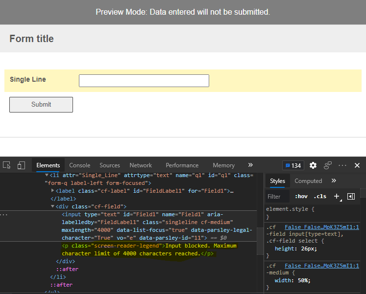 Input Blocked Message Keeps Hidden Field From Accepting Data Laserfiche Answers