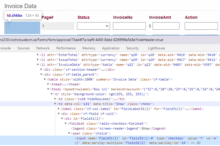 Forms Table Spacing With Css Laserfiche Answers 