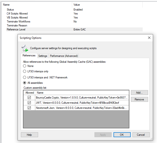 Workflow Could Not Load File Or Assembly In Script Activity Laserfiche Answers