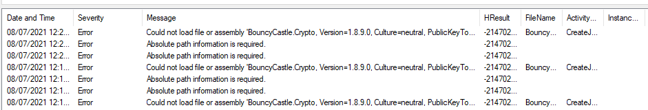 Workflow Could Not Load File Or Assembly In Script Activity Laserfiche Answers