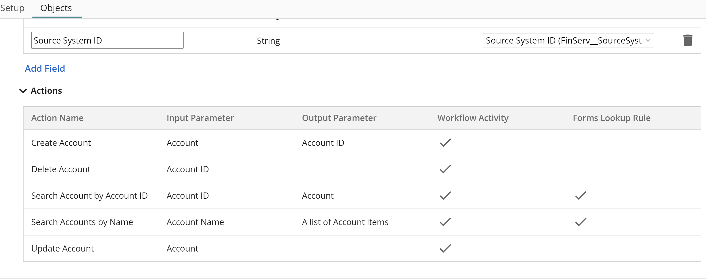 Can I Create A Custom Action To Search On A Different Field In Salesforce Integration On Cloud 