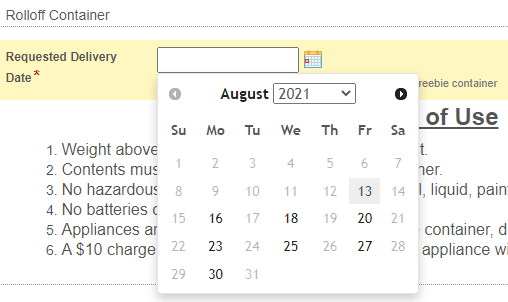 Restrict Date Picker Using Dates From Lookup Rule Results Laserfiche Answers
