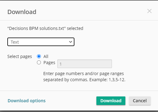 Download txt File As Text File Laserfiche Answers