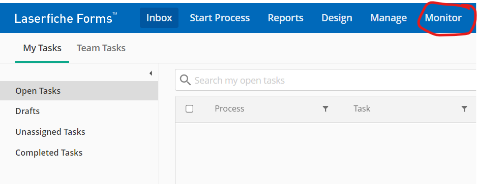 How To I Give A User Access To The Monitor Tab In Laserfiche Forms 