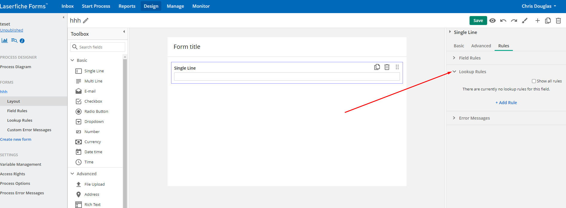 V11 Look up rules option for tables missing? - Laserfiche Answers V11 Look up rules option for tables missing? - Laserfiche Answers