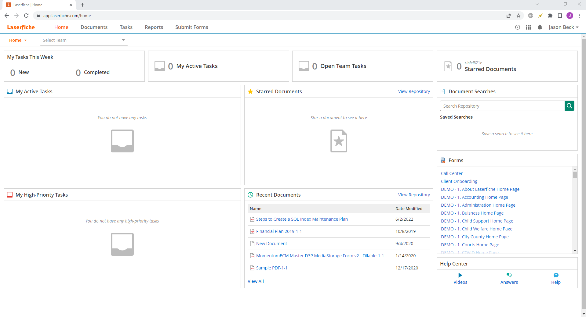 Self-Hosted Operational Dashboard Timeframe - Laserfiche Answers Self-Hosted Operational Dashboard Timeframe - Laserfiche Answers