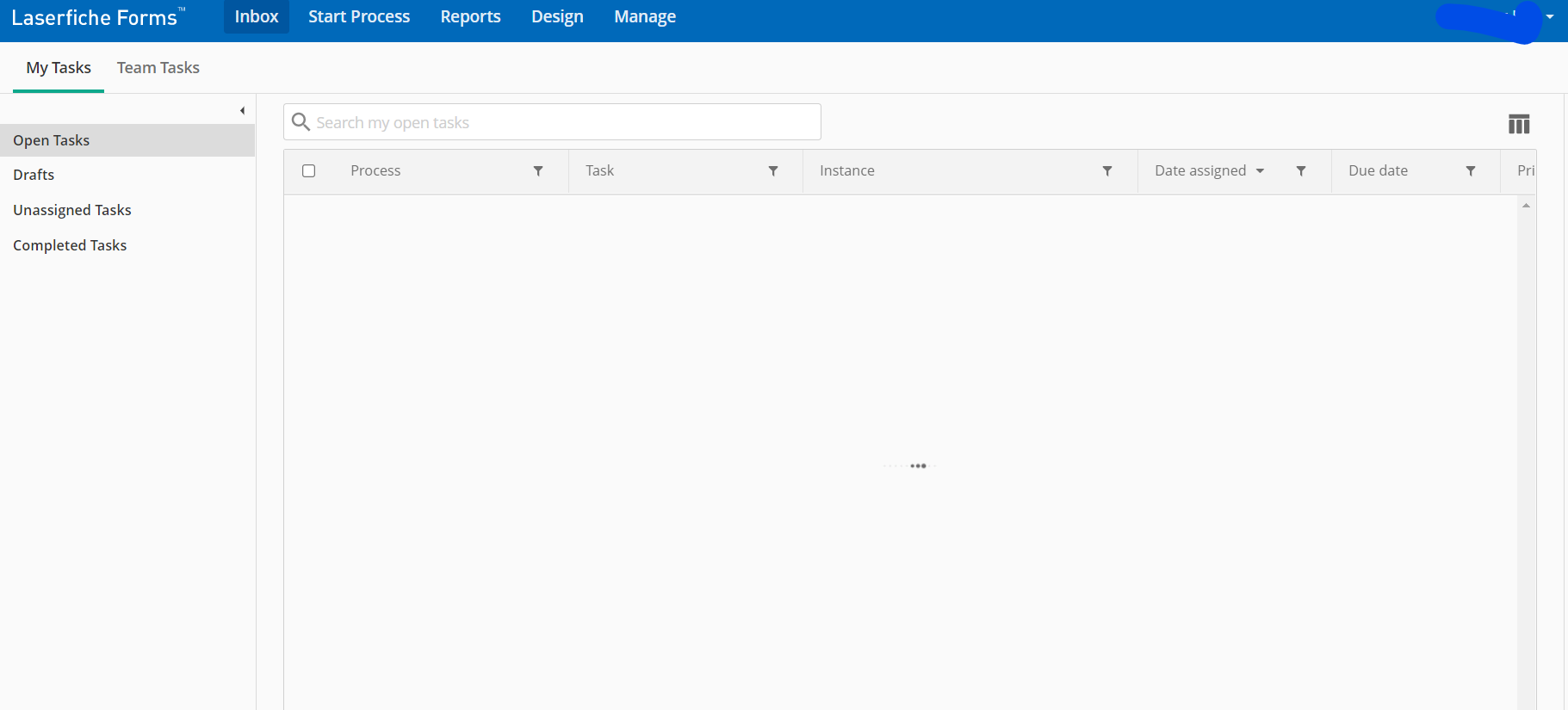 Forms Inbox Does Not Load Tasks Monitoring Also Does Not Open Any Instance Laserfiche Answers