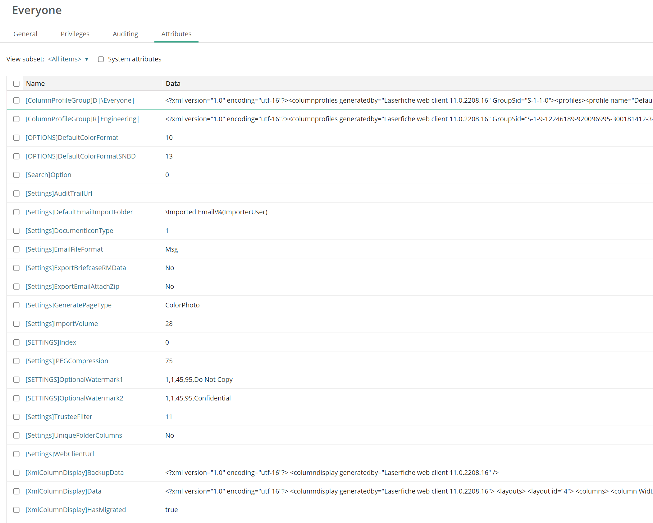 How Can I Set Default Columns And Settings For All Web Client Users In A Lf Cloud Repository