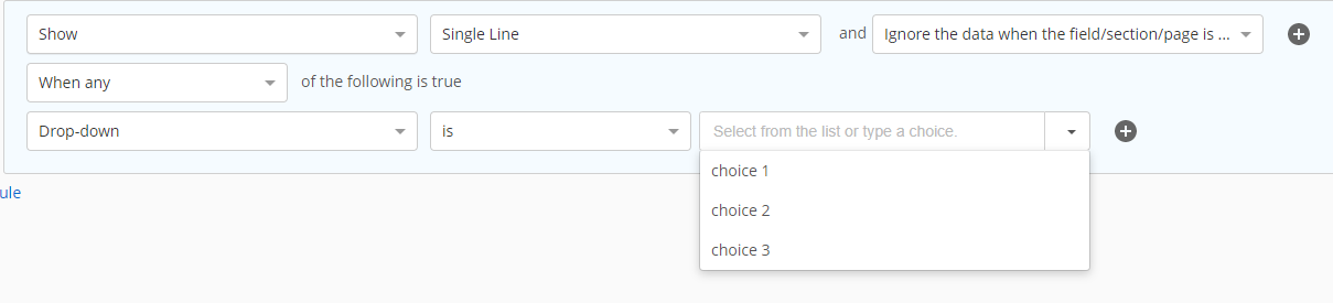 Forms Field Rules Based On Value In Dropdown Populated By Lookup Laserfiche Answers