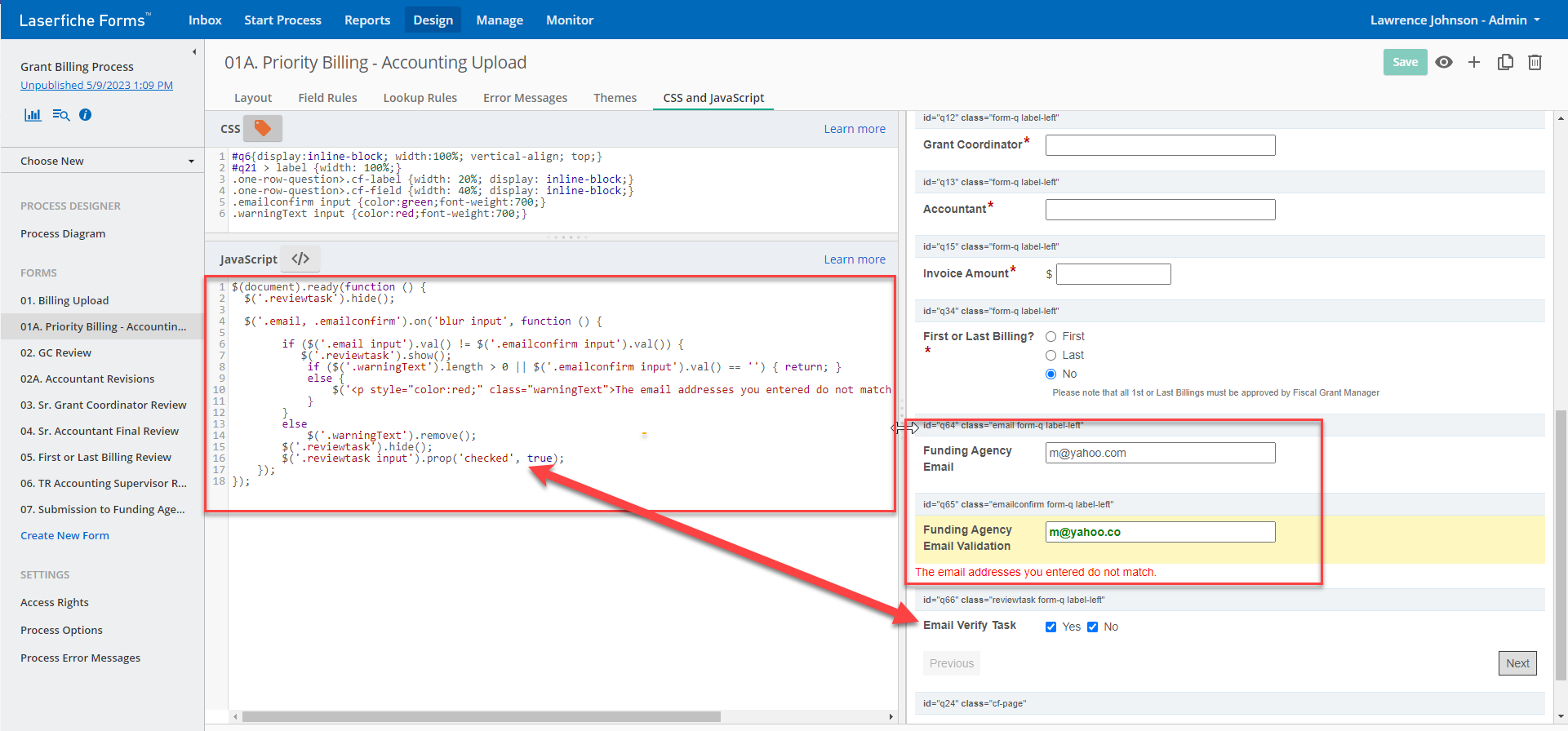 Auto Trigger Review Task After Email Validation Laserfiche Answers