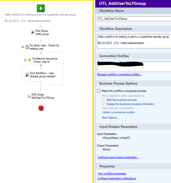 Using Sdk Script To Add A Windows User To A Repository Group Laserfiche Answers