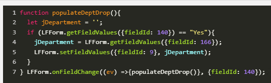 Populate a drop down box with a value using javascript - Laserfiche Answers