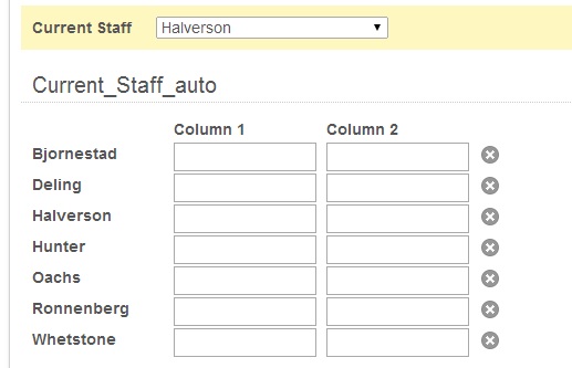 Populating A Table With A Sql Lookup Values Via Dropdown Options Without User Interaction