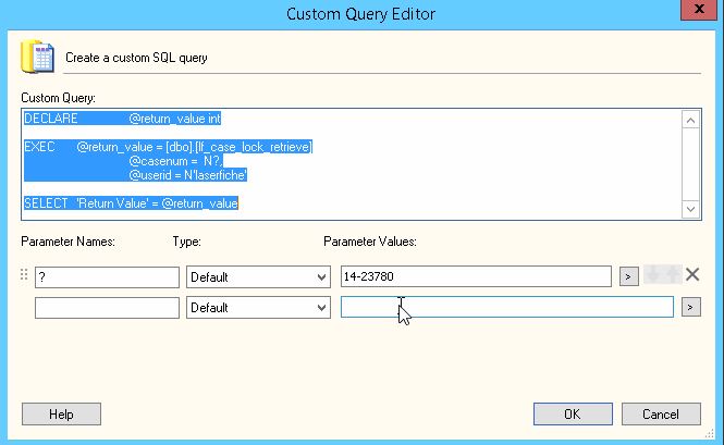 Stored Procedure Runs In Sql Server Manager But Gives Errors In Workflow Laserfiche Answers