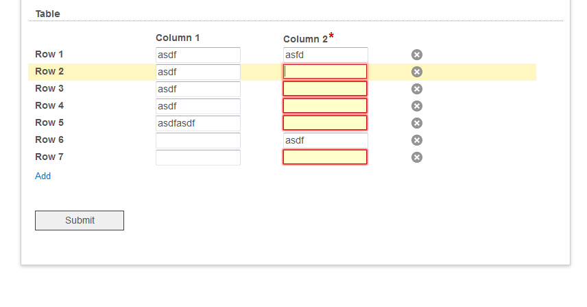 Required Fields In Repeating Rows Of Table Laserfiche Answers 