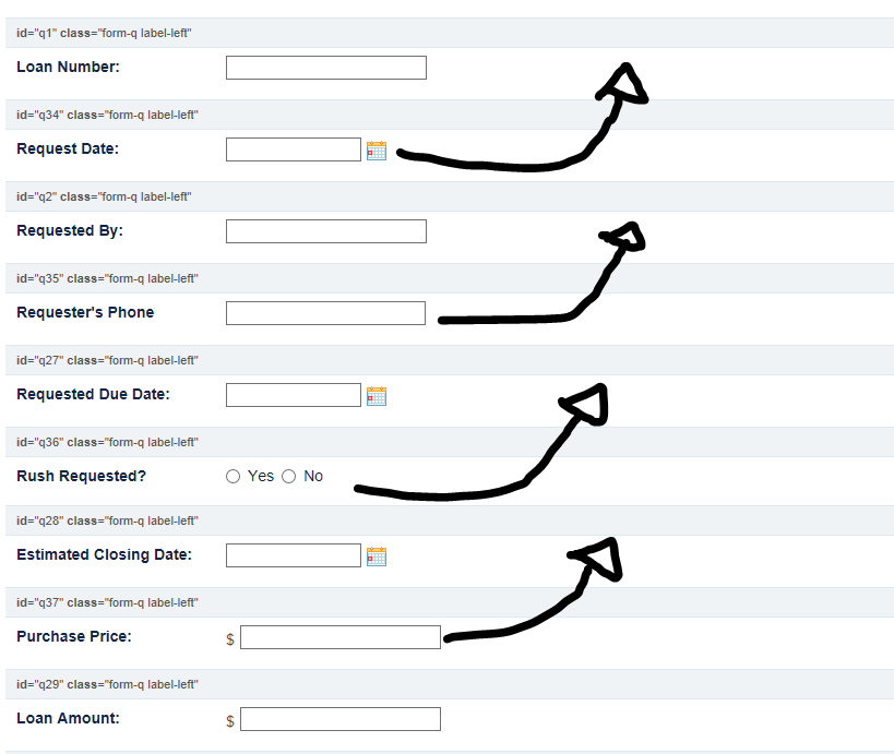 Aligning Side By Side Fields Css Help Laserfiche Answers 