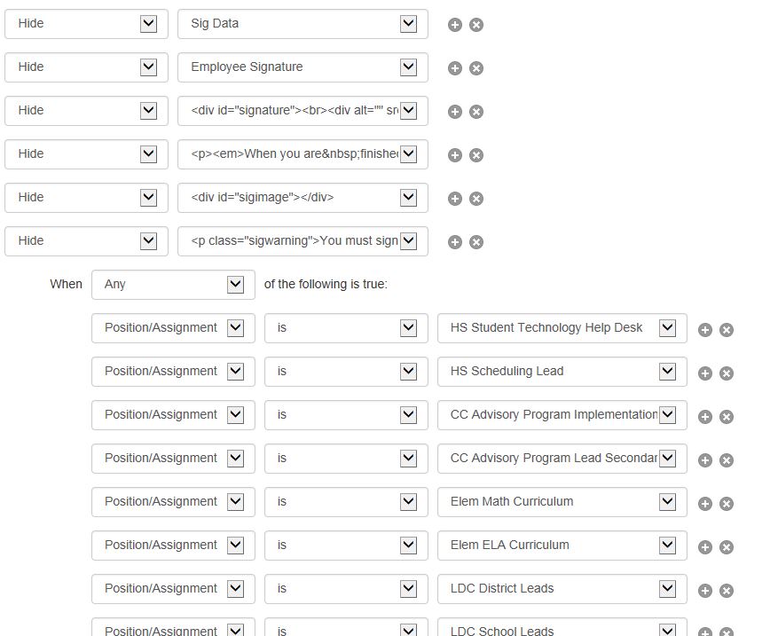 How To Hide Field With Field Rules Condition From Repeatable Table Laserfiche Answers