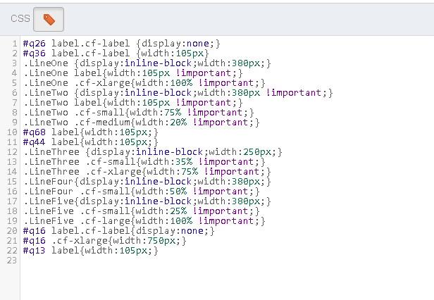 Hide Field Rule Not Working With Css Laserfiche Answers