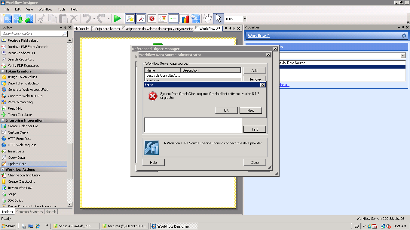 Oracle With Workflow Laserfiche Answers