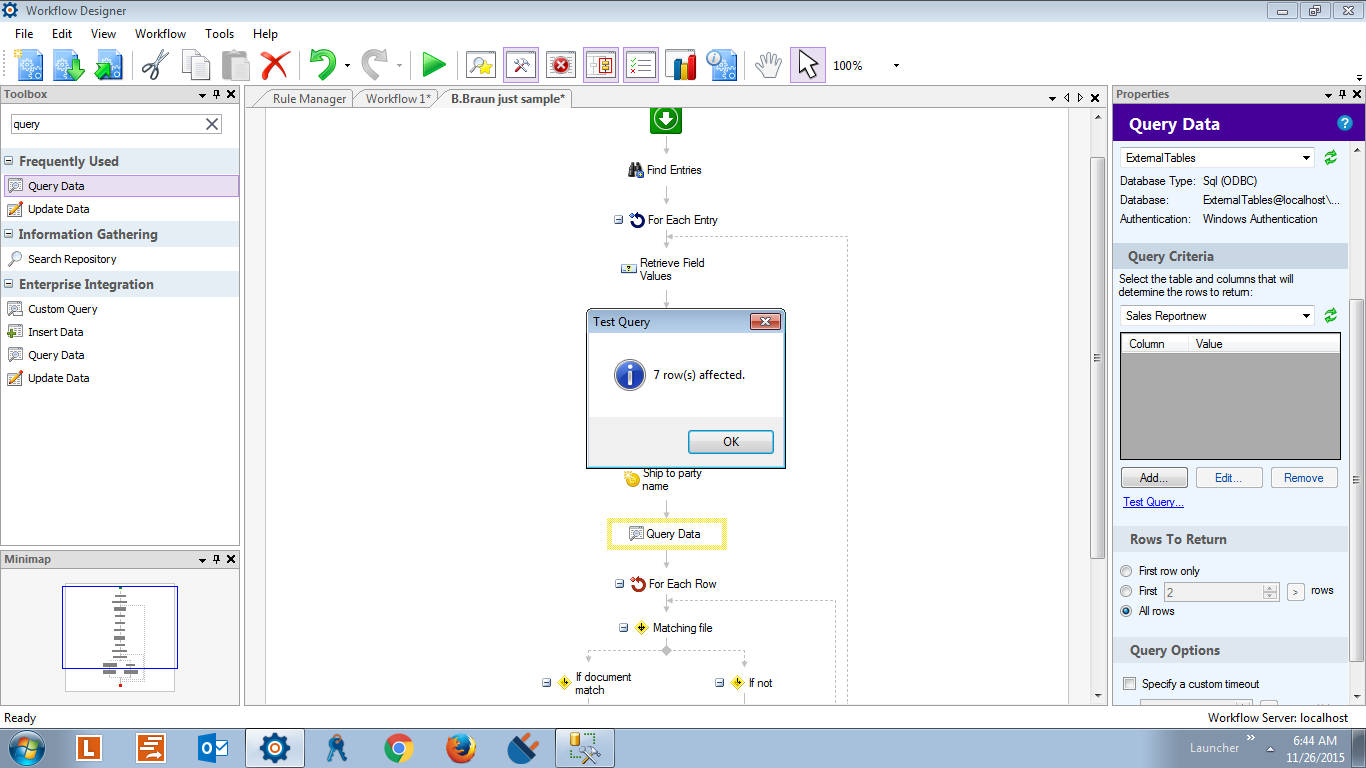 Updating Database Laserfiche Answers